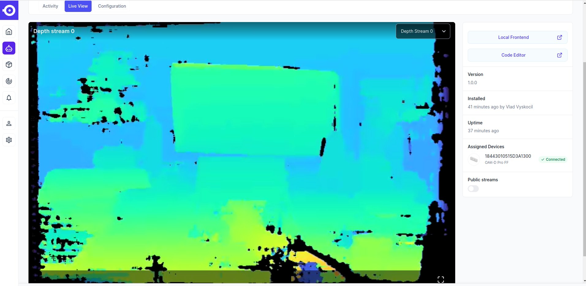 Luxonis | Robotic Vision on Twitter: "Luxonis OAK cameras now offer a new stereo depth stream ...