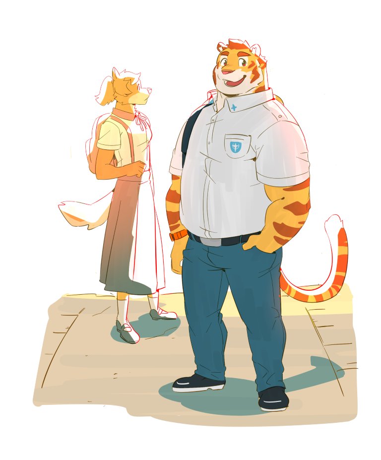 ᑕYᗩᑎ 🍃 on Twitter: "My contributions to @/parkchee 's Orbis EX-1 School Life zine! https://t.co ...