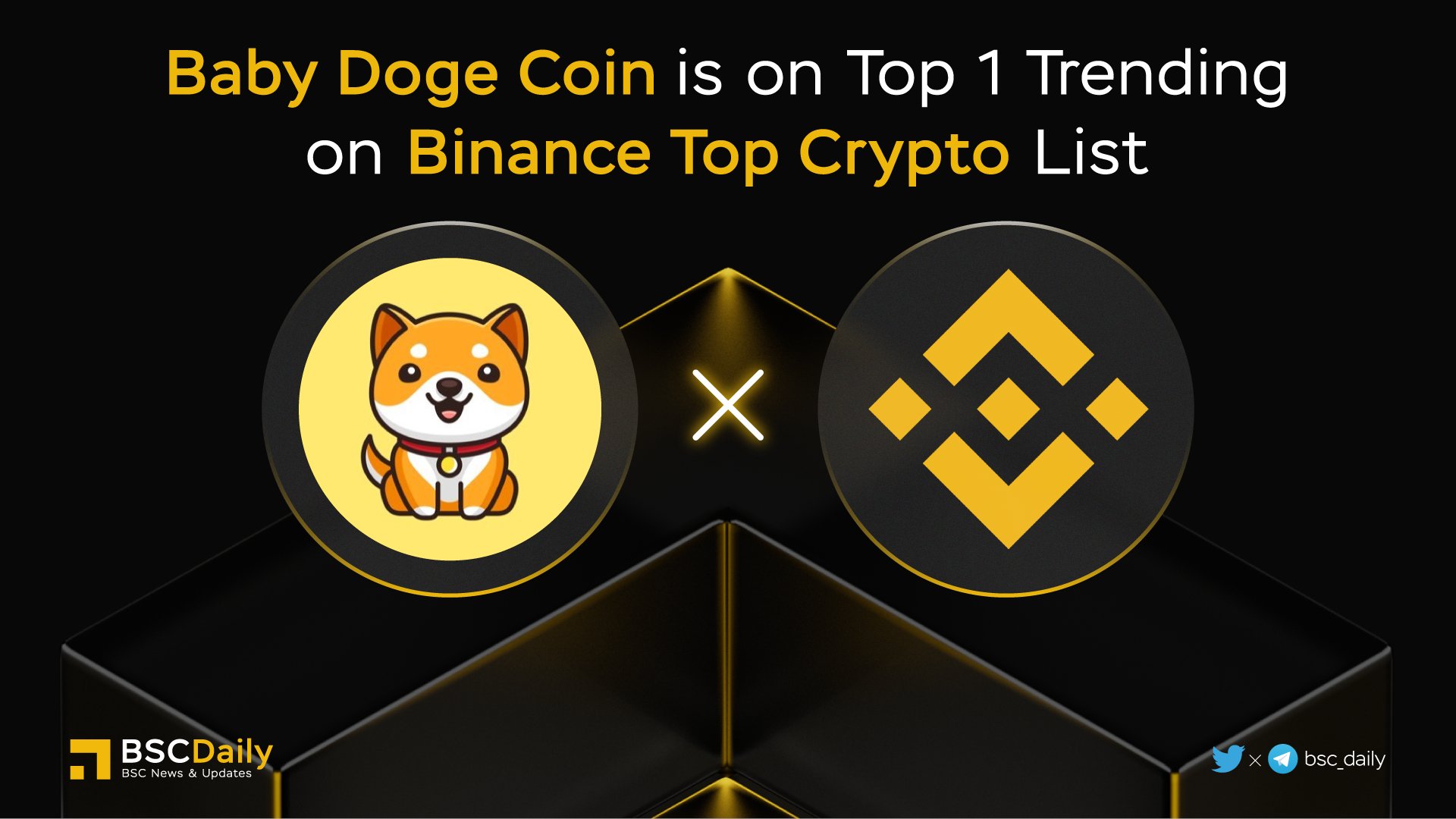 BSCDaily on Twitter: "🎉 @BabyDogeCoin is on Top 1 Trending on @binance Top Crypto List🔥 # ...