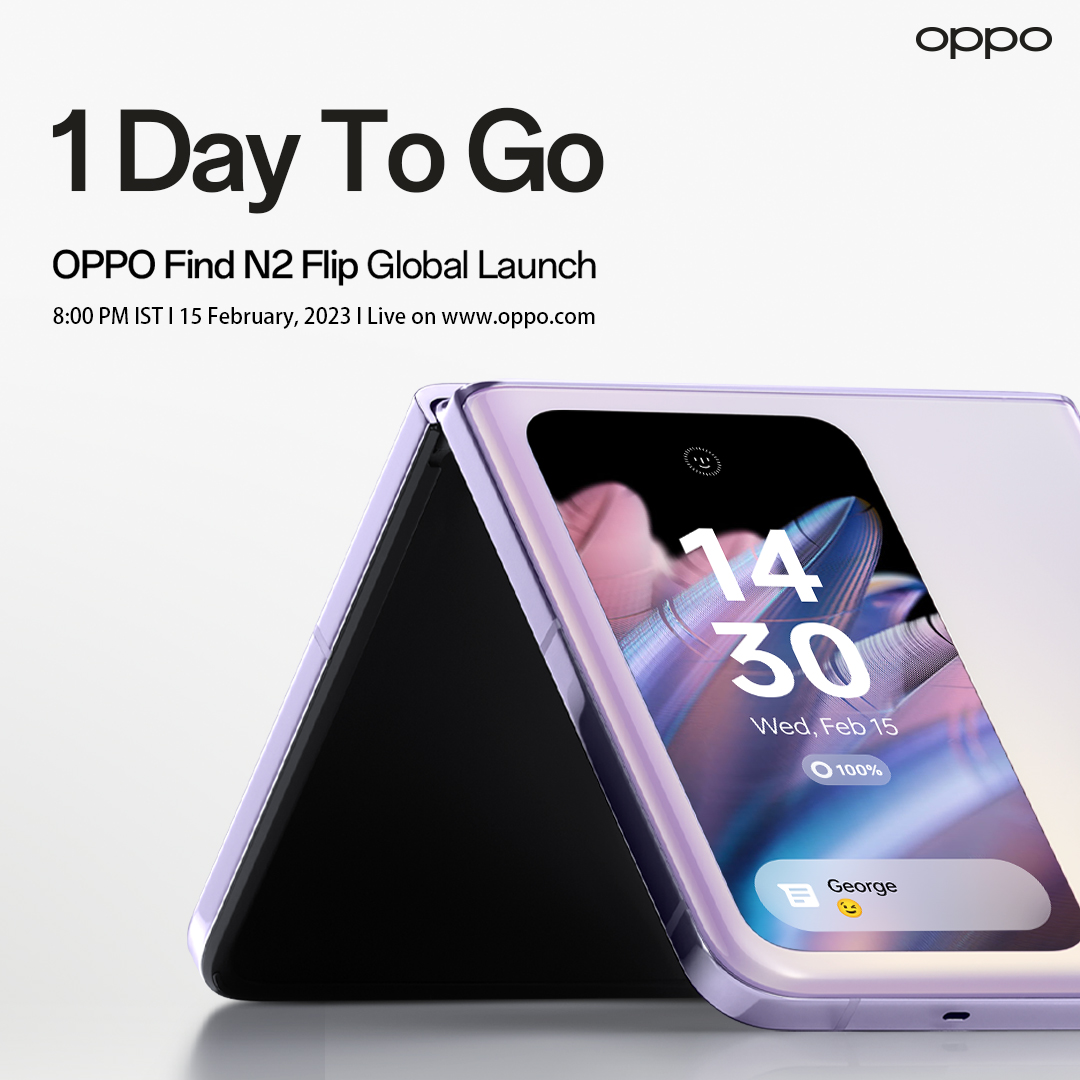 OPPO India on Twitter: "Flip your world upside down in 24 hours ⏳ http://bit.ly/3IdiadR # ...