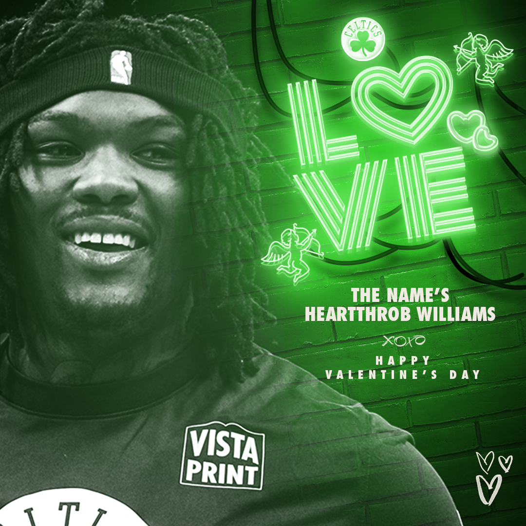 Ebony Sapphire🖤💙 on Twitter: "RT @celtics: Happy Valentine's Day 💚"