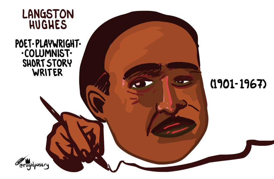 KingOfPies on Twitter: "Feb 14 Poet/ Writer Langston Hughes (1901-1967 ...