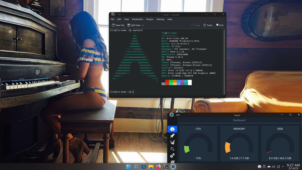 unixporn on Twitter: "🆕 - [KDE] Arch-Linux Plasma, Windows-Eleven GTK2/3 Link: https://redd.it ...