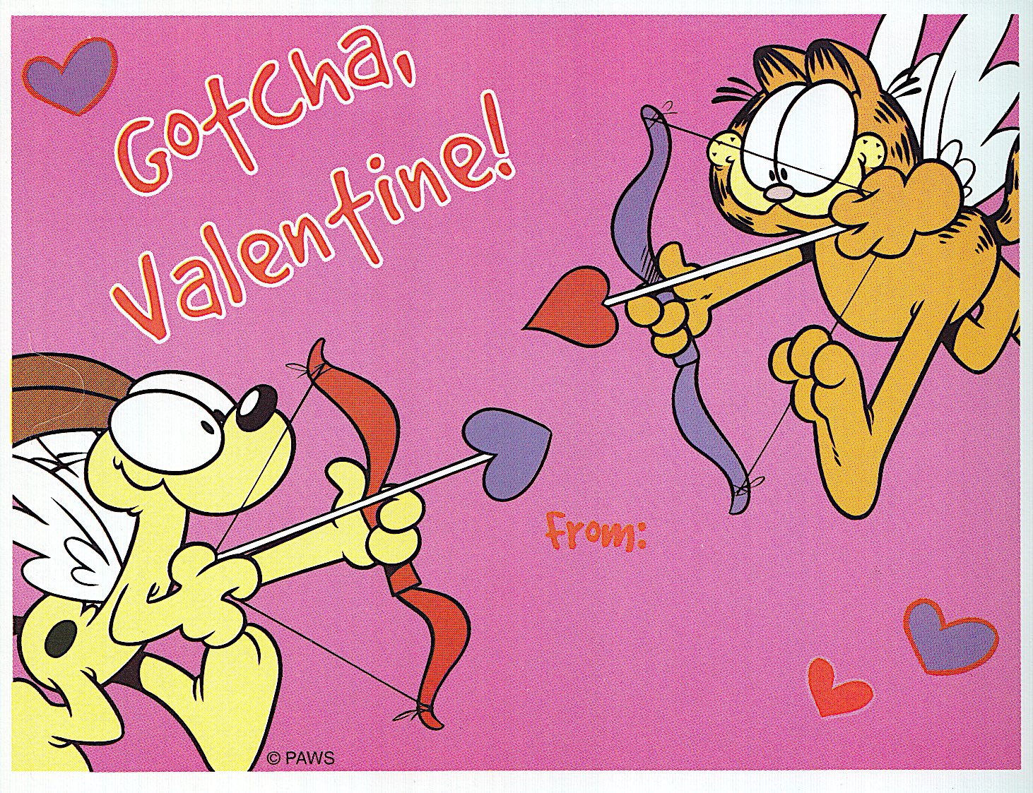 Garfield Valentines Day Mezzacotta Square Root Of Minus Garfield