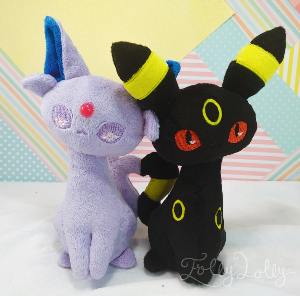 Umbreon And Espeon Plush