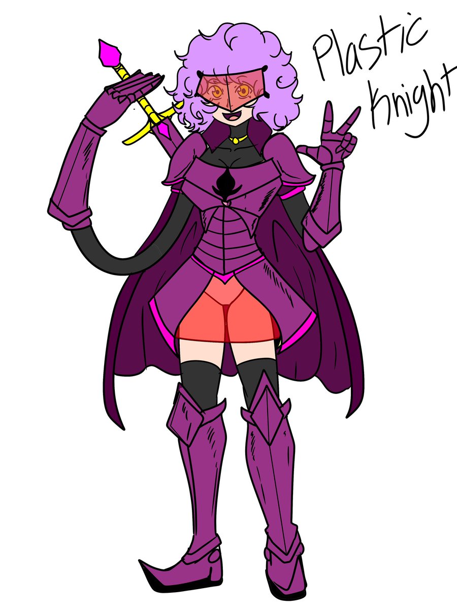 ImpelUniversalHero on Twitter: "Plastic Princess/Plastic Knight the Heroine"