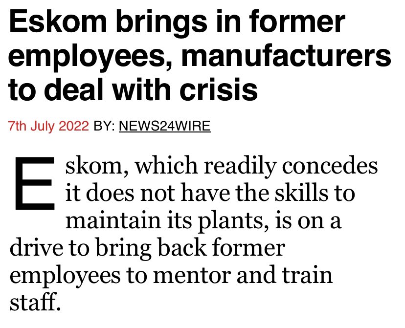 AgentLeon on Twitter: "RT @SkyeZedA: South Africa’s power utility, Eskom. 2015 to 2022. https ...