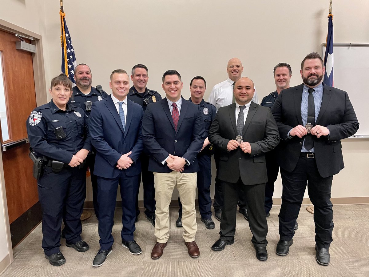 Denton Police Department on Twitter: "Please welcome our newest lateral officers! Officers Baird ...