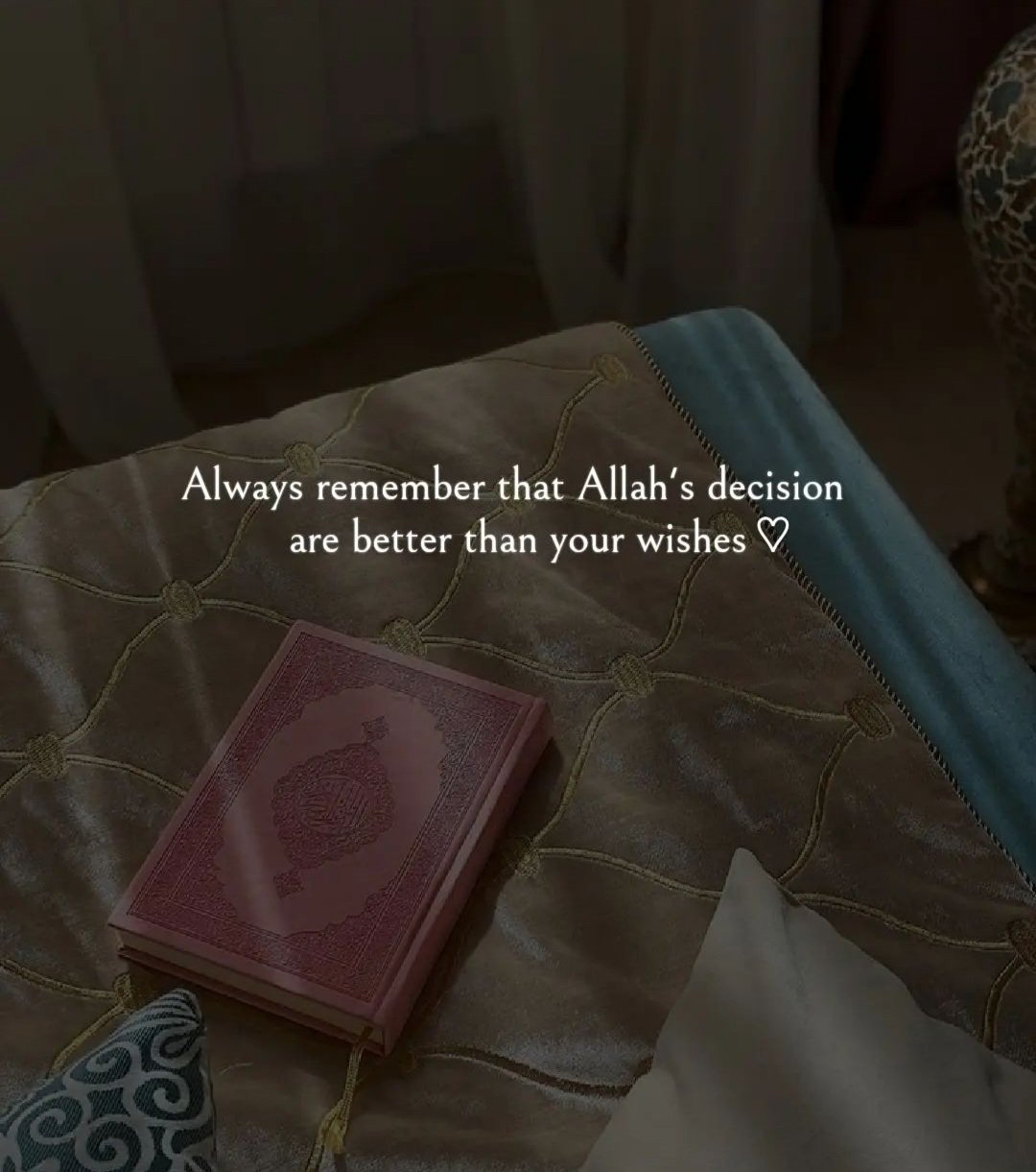 Allah Decision Quotes Inspirational Arabic Quote: Put Your Trust In
