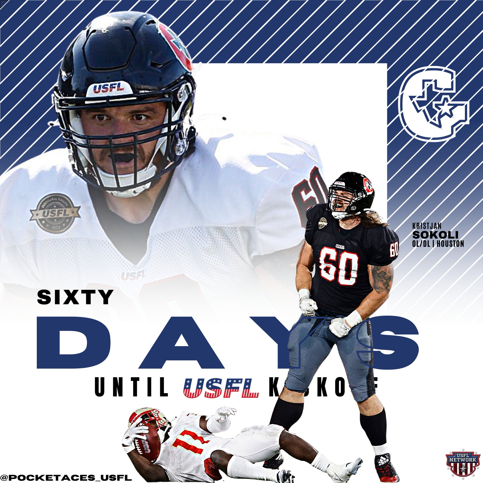 Ace: USFL Network VP of Content on Twitter: "We are only 60 days from #USFL kickoff! Today we ...
