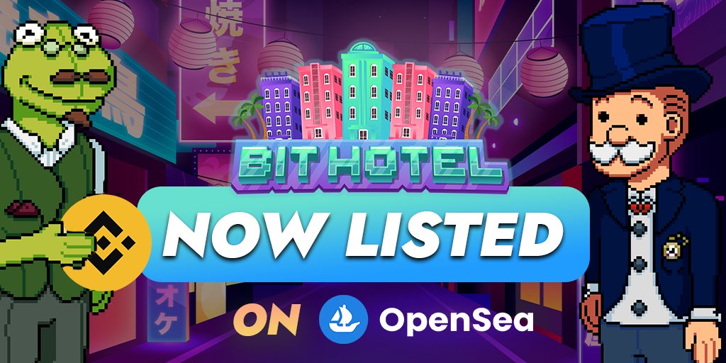 Bit Hotel on Twitter: "🌊 Bit Hotel Collections Added to OpenSea 🌊 Valued guests, As OpenSea has ...