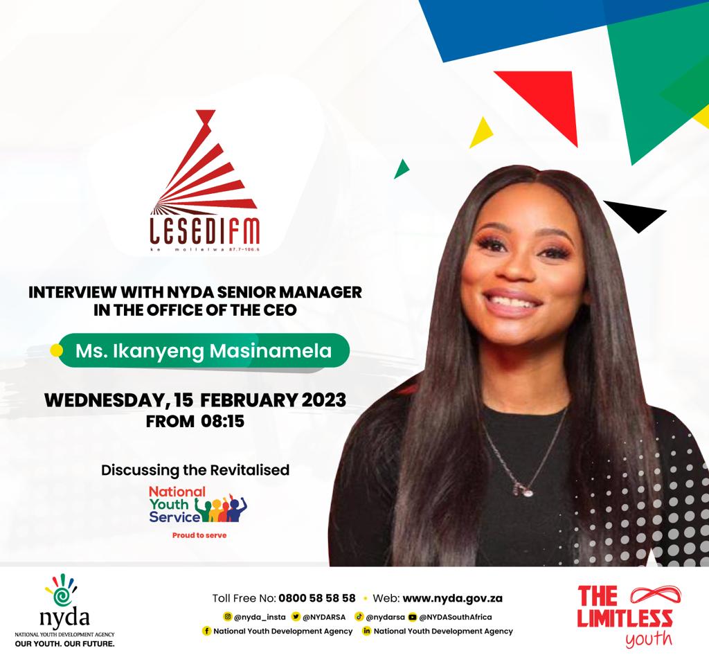 NYDARSA on Twitter: "Catch the #NYDA Senior Manager in the Office of the CEO, Ms. Ikanyeng ...