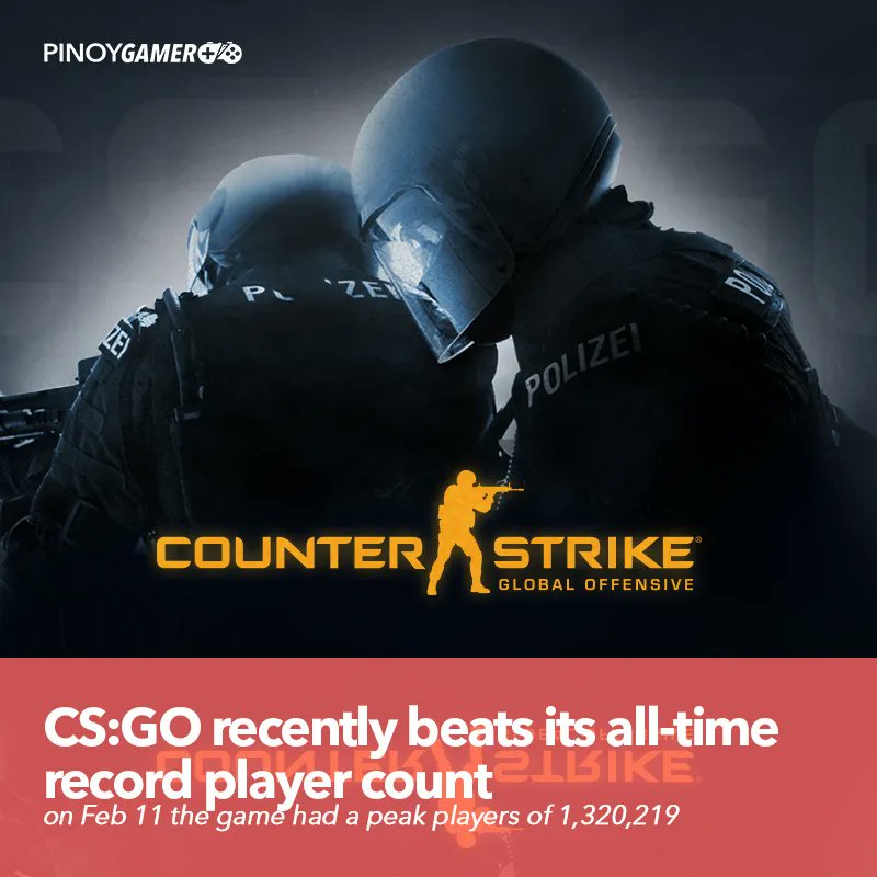 PinoyGamer 🇵🇭 on Twitter: "CS:GO recently beats its all-time record player count #csgo # ...