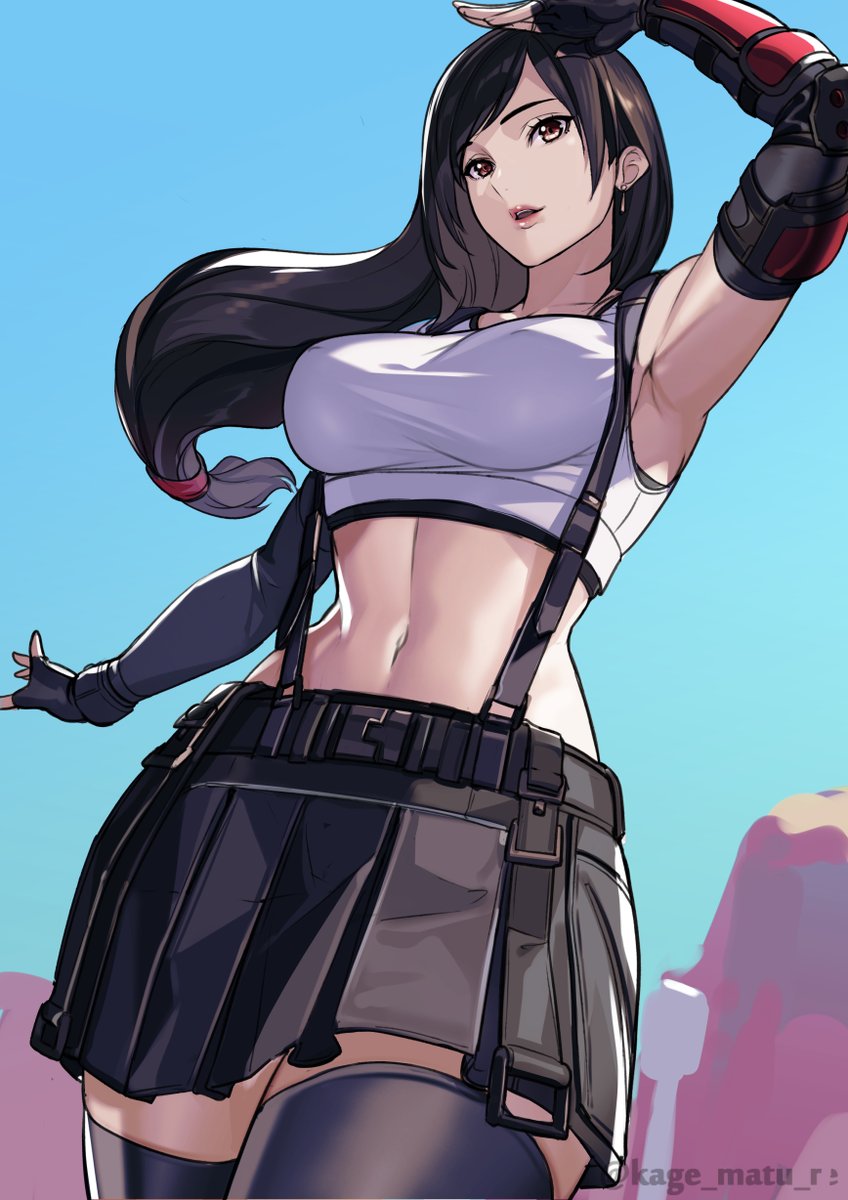 Ant on Twitter: "Character Feature: Tifa #31! Image 1 by @Edmun6969 (Free): https://pixiv.net/en ...
