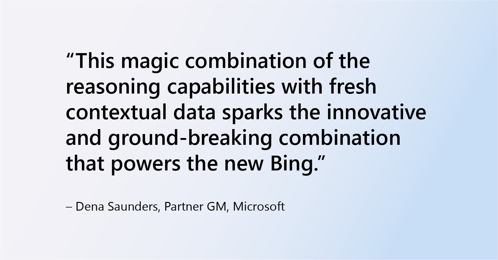 Bing Capabilities