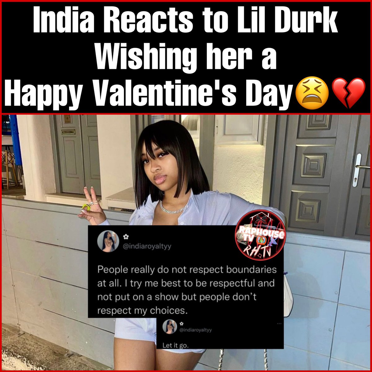India Royale speaks after her Ex- Lil Durk wishes her a happy Valentine ...