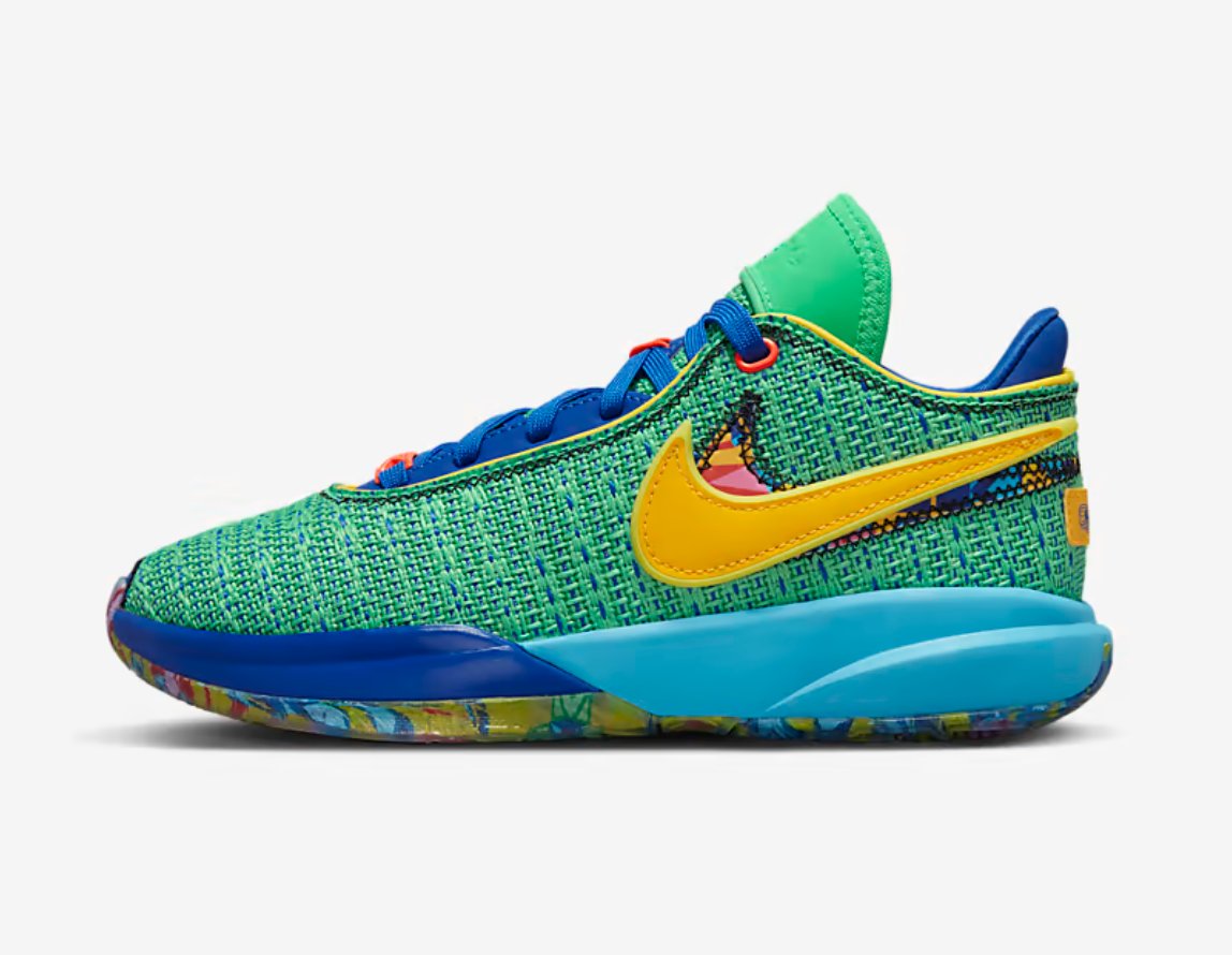 SOLELINKS on Twitter: "Ad: Kids Nike Lebron 20 SE 'Kaleidoscope' dropped via Nike US GS:https ...