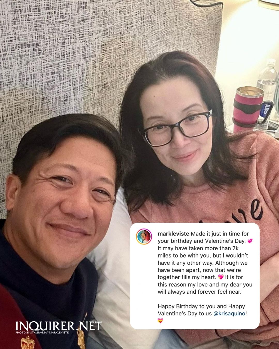 Inquirer on Twitter: "‘IT MAY HAVE TAKEN MORE THAN 7K MILES TO BE WITH YOU, BUT I WOULDN’T HAVE ...