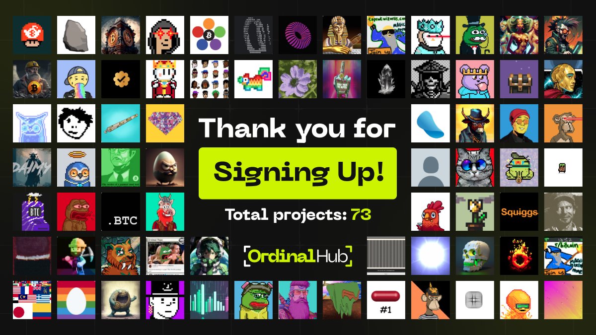 OrdinalHub on Twitter: "Wild... This is phase 1. So many creative artists and communities. Who's ...