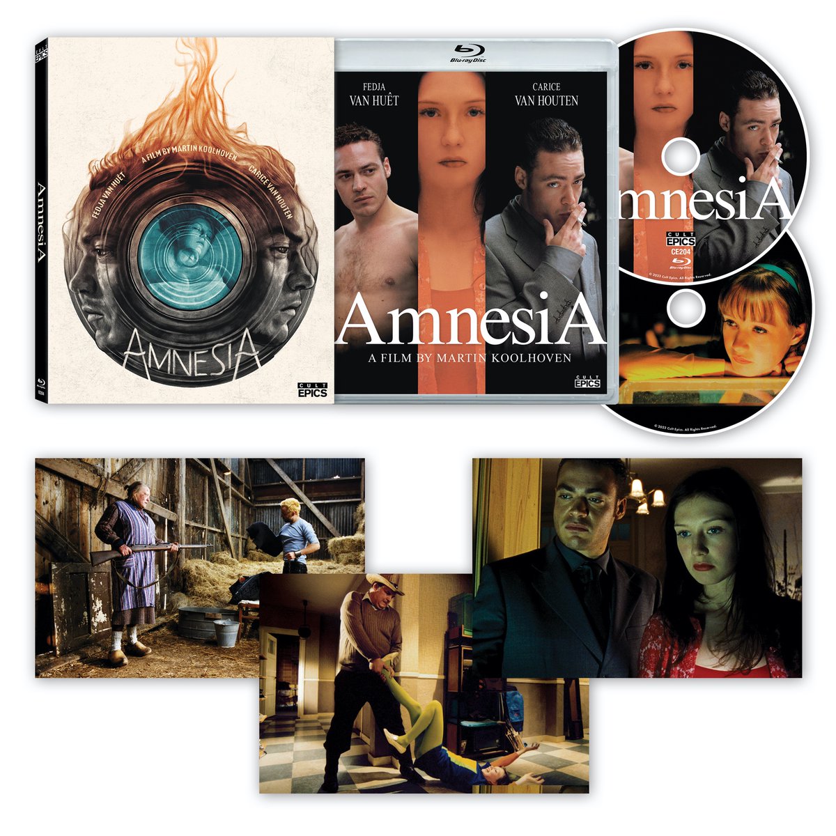 Cult Epics on Twitter: "AMNESIA 2 Disc Blu-ray Slipcase signed by Martin Koolhoven, Carice van ...