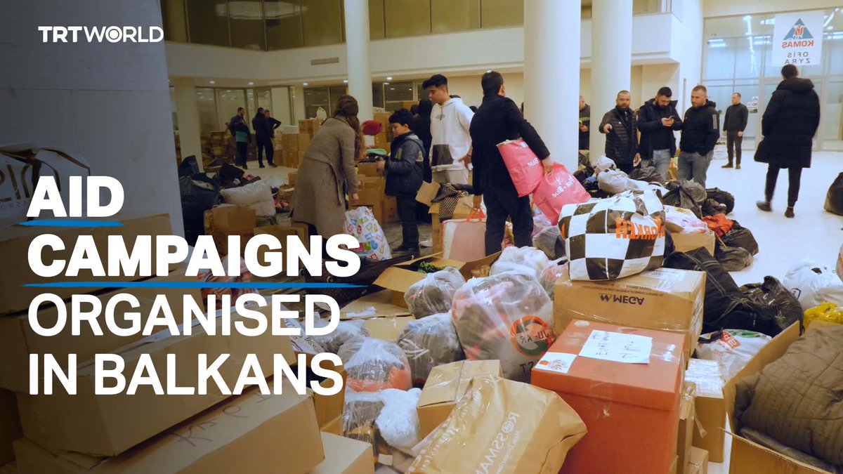 TRT World on Twitter: "In the Balkans humanitarian efforts are being organised to donate basic ...