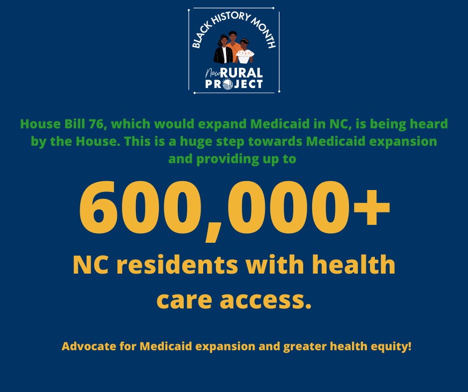 New Rural Project on Twitter: "Medicaid Expansion is becoming more of a reality in NC. House ...