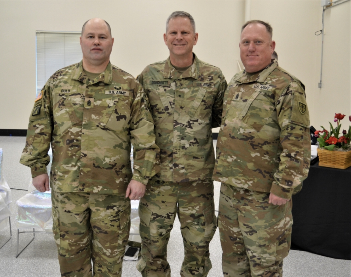 CSM Thomas Rulo, assumed the responsibility as the new command sergeant ...