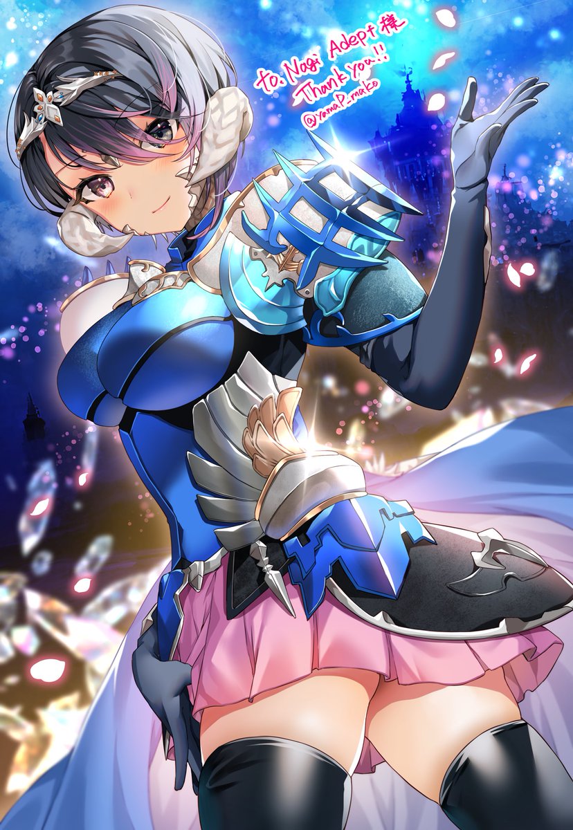 「リクエストありがとうございました#skeb 」|yamのイラスト