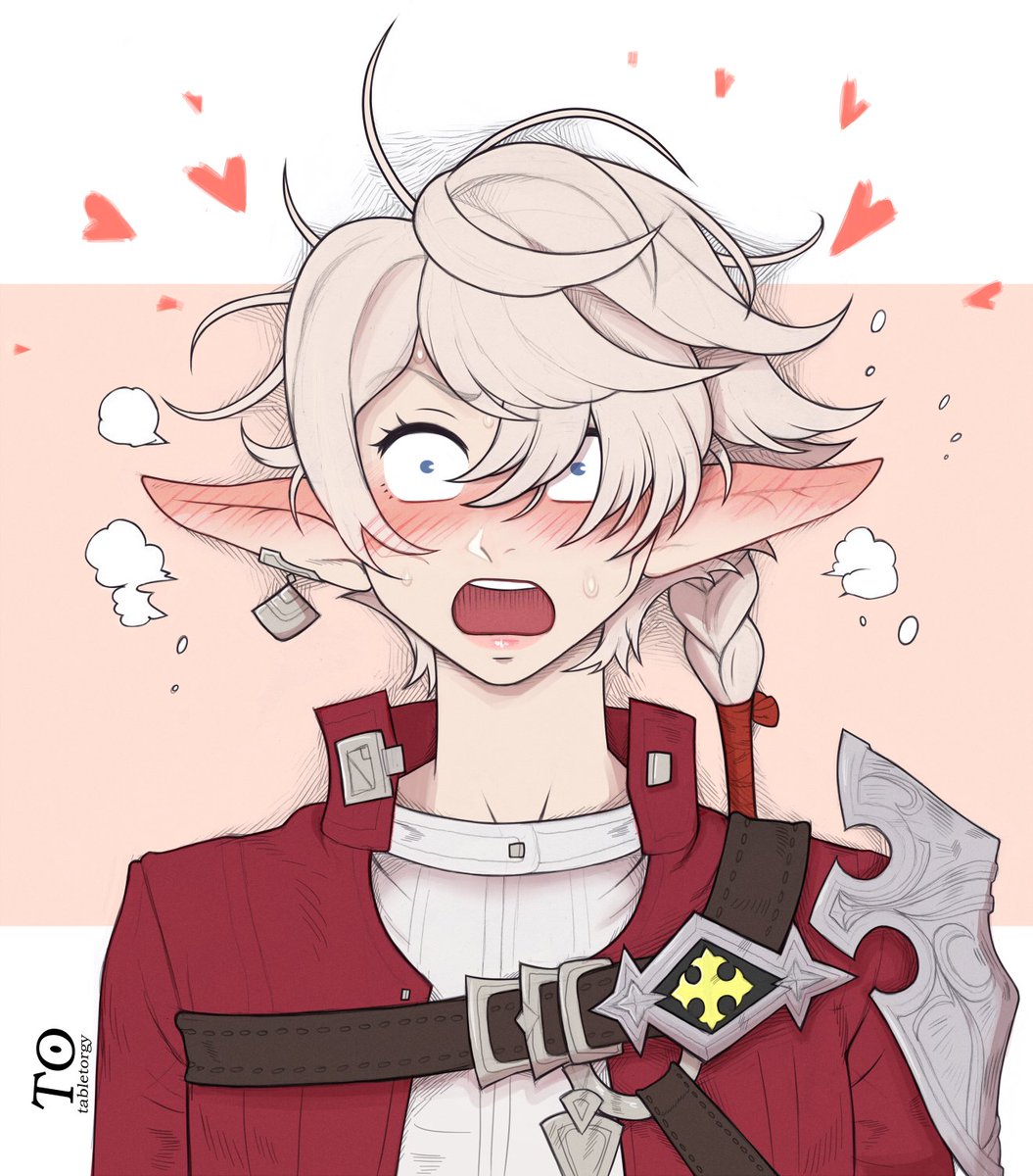 「the player character asked Alisaie to be」|tabletorgyのイラスト