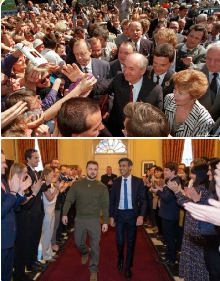 Geo_monitor on Twitter: "Few will remember now, but Mikhail Gorbachev was also a darling of the ...