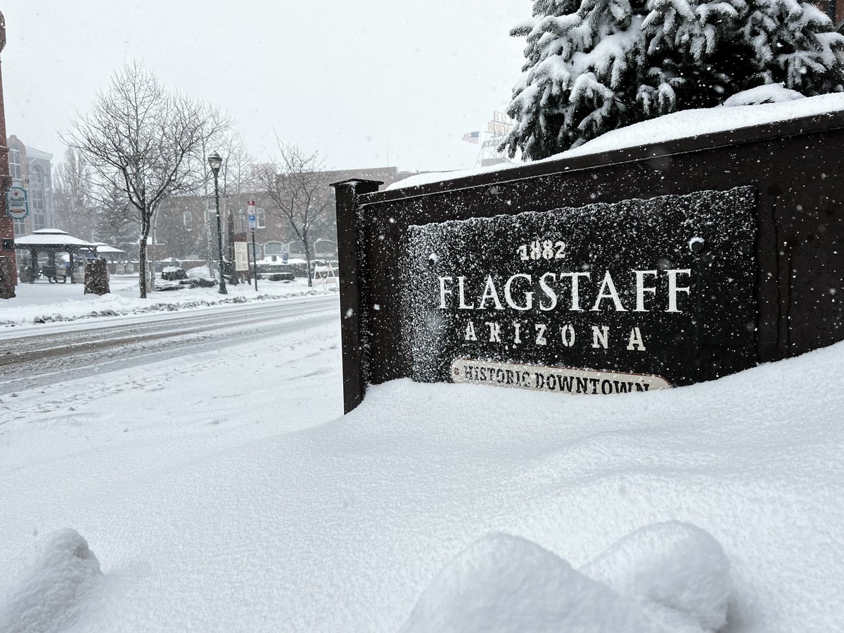 Gail Koger on Twitter: "RT @Max_Gorden: Some snowy scenes from Flagstaff, AZ this afternoon ...