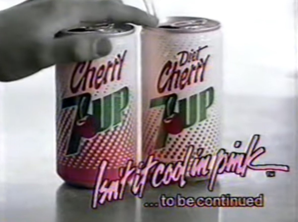 RetroNewsNow on Twitter: "🍒Cherry and Diet Cherry 7UP (1988)"