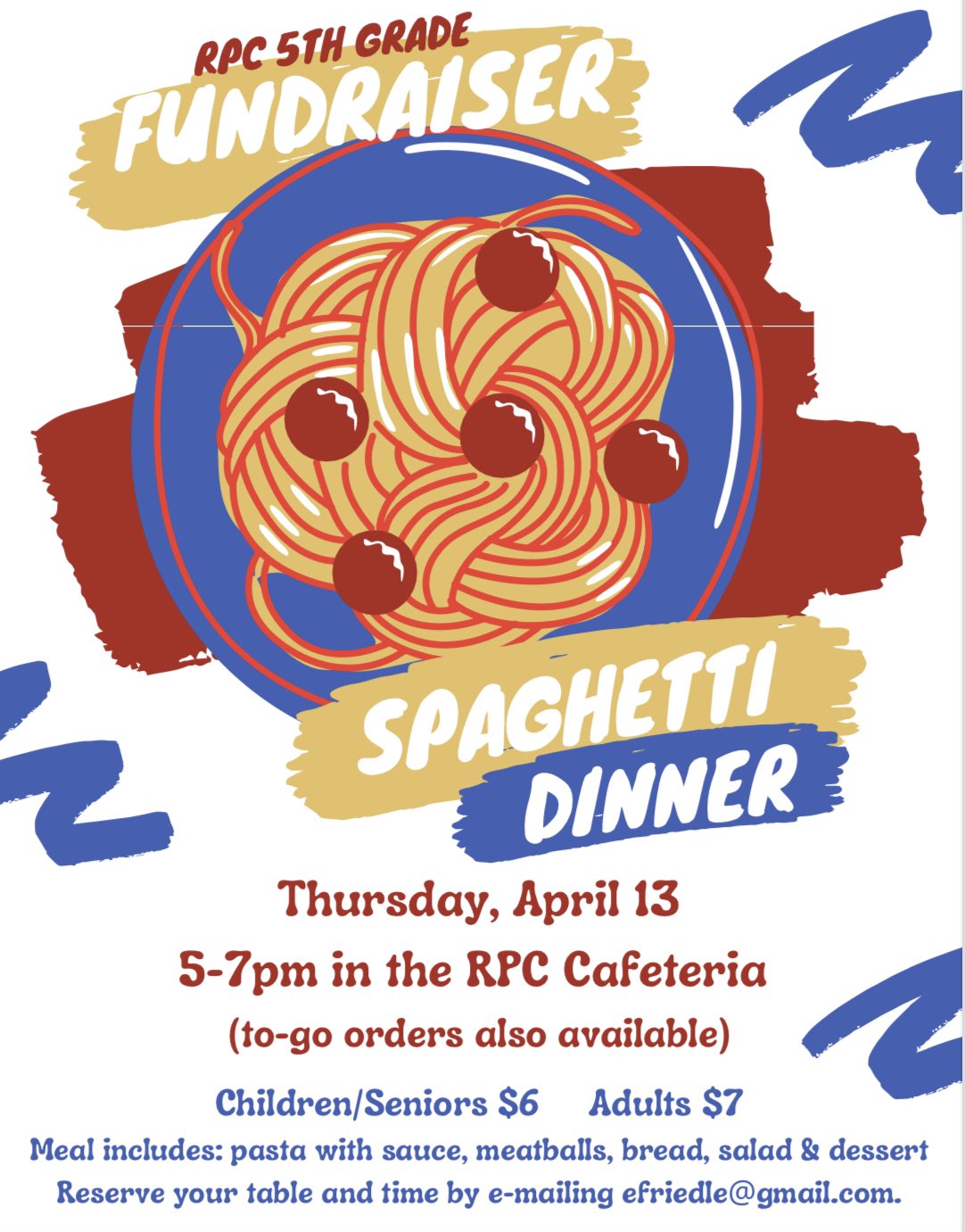 Spaghetti Dinner Fundraiser Clip Art