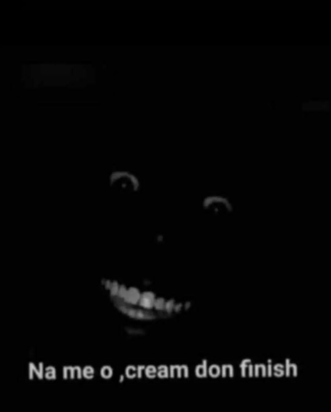 Black Man Smiling In The Dark Meme
