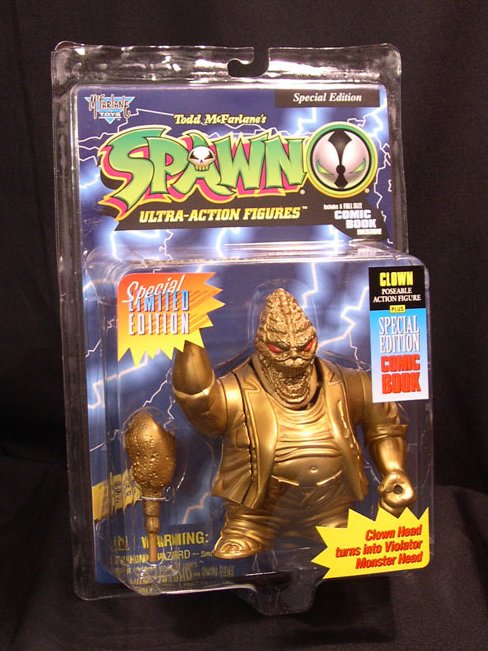 Daily Spawn Archive on Twitter: "Gold Clown - Variant Action Figure (1997) #Spawn"