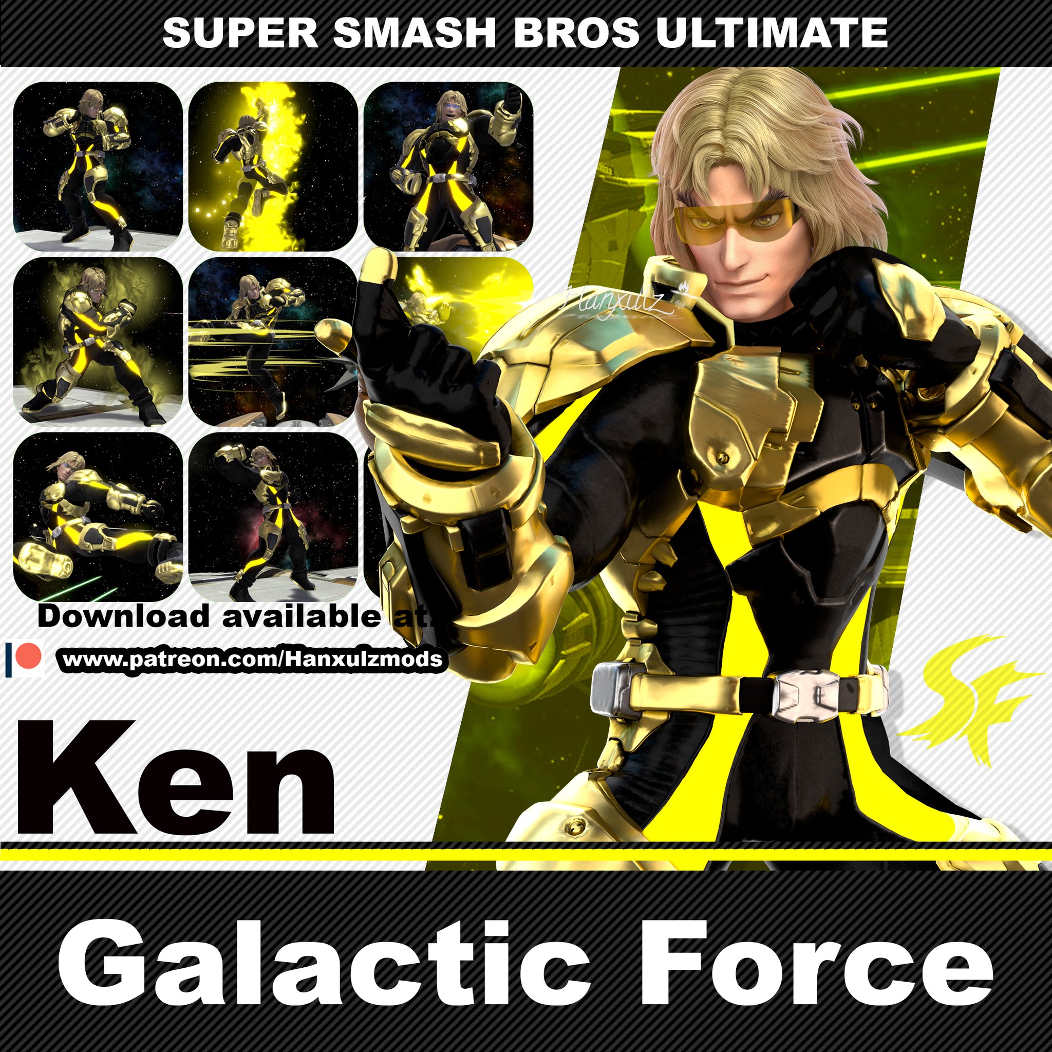 Hanxulz Ultimate Mods on Twitter: "SSBU Mod: Ken (Galactic Force) Download Available here: https ...