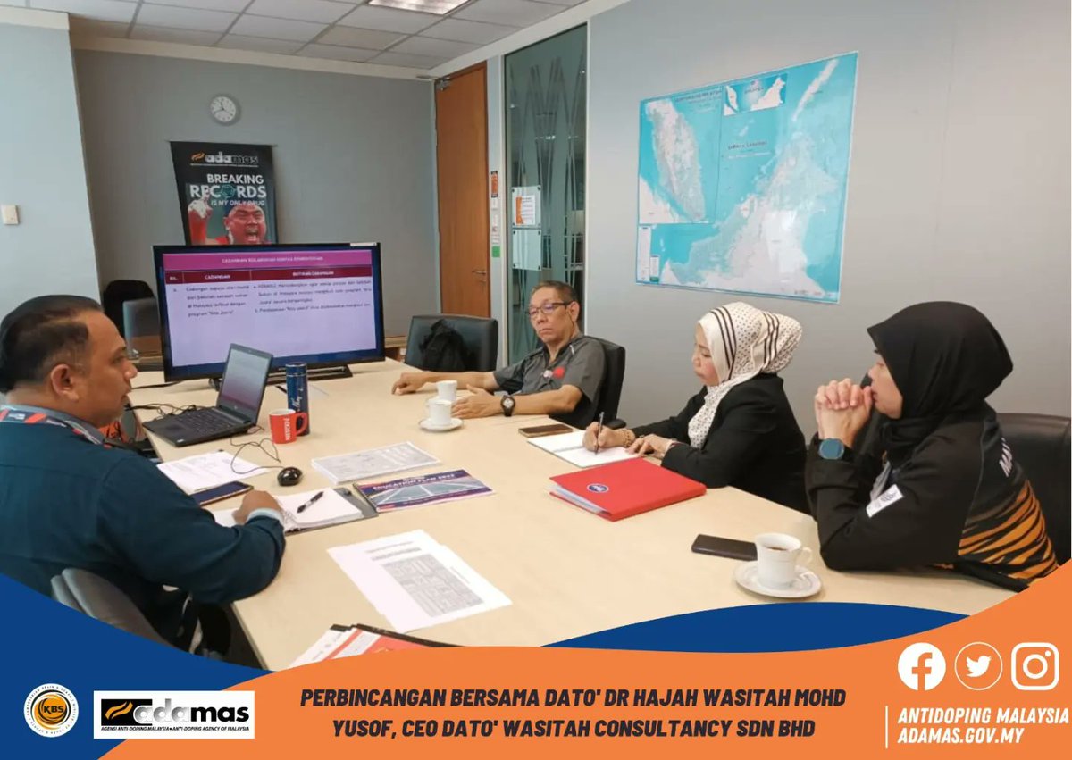 Anti-Doping Agency of Malaysia on Twitter: "Perbincangan Pembangunan Modul Pendidikan Anti ...