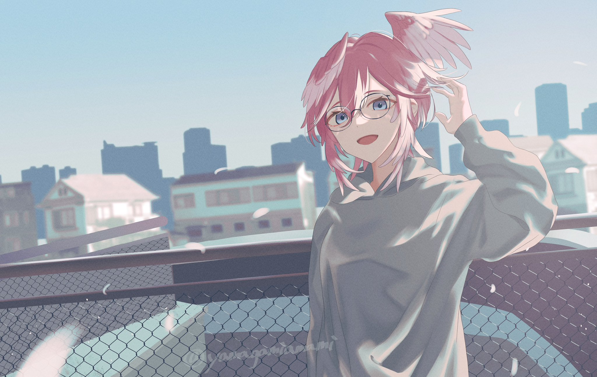 あまみ on Twitter: "朝とルイ姉 #Luillust https://t.co/naNcsZHRqM" / Twitter