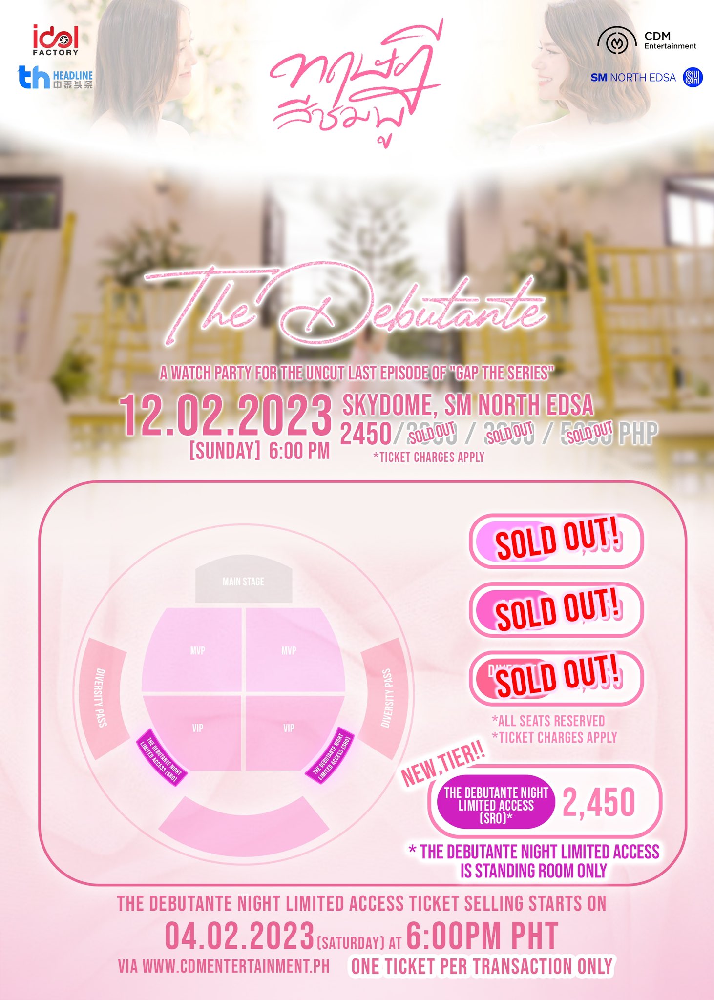 CDM Entertainment on Twitter: "Due to popular demand, we're adding tickets to #TheDebutanteMNL 🎉 ...