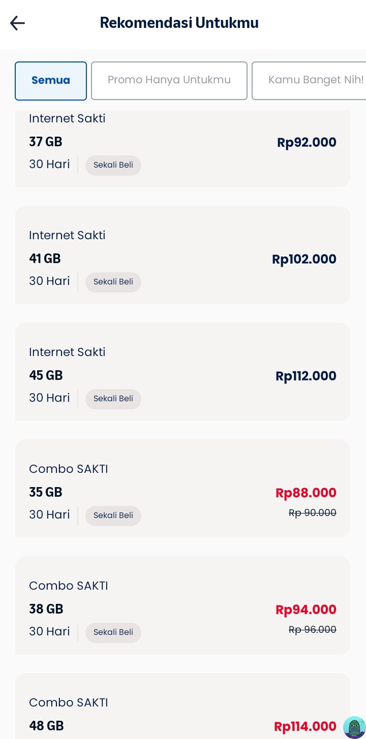 Tanyarl ㅡ Dilarang 🔞 on Twitter: "💚 Yang punya apk telk0msel spill dong harga kuota kalian ...