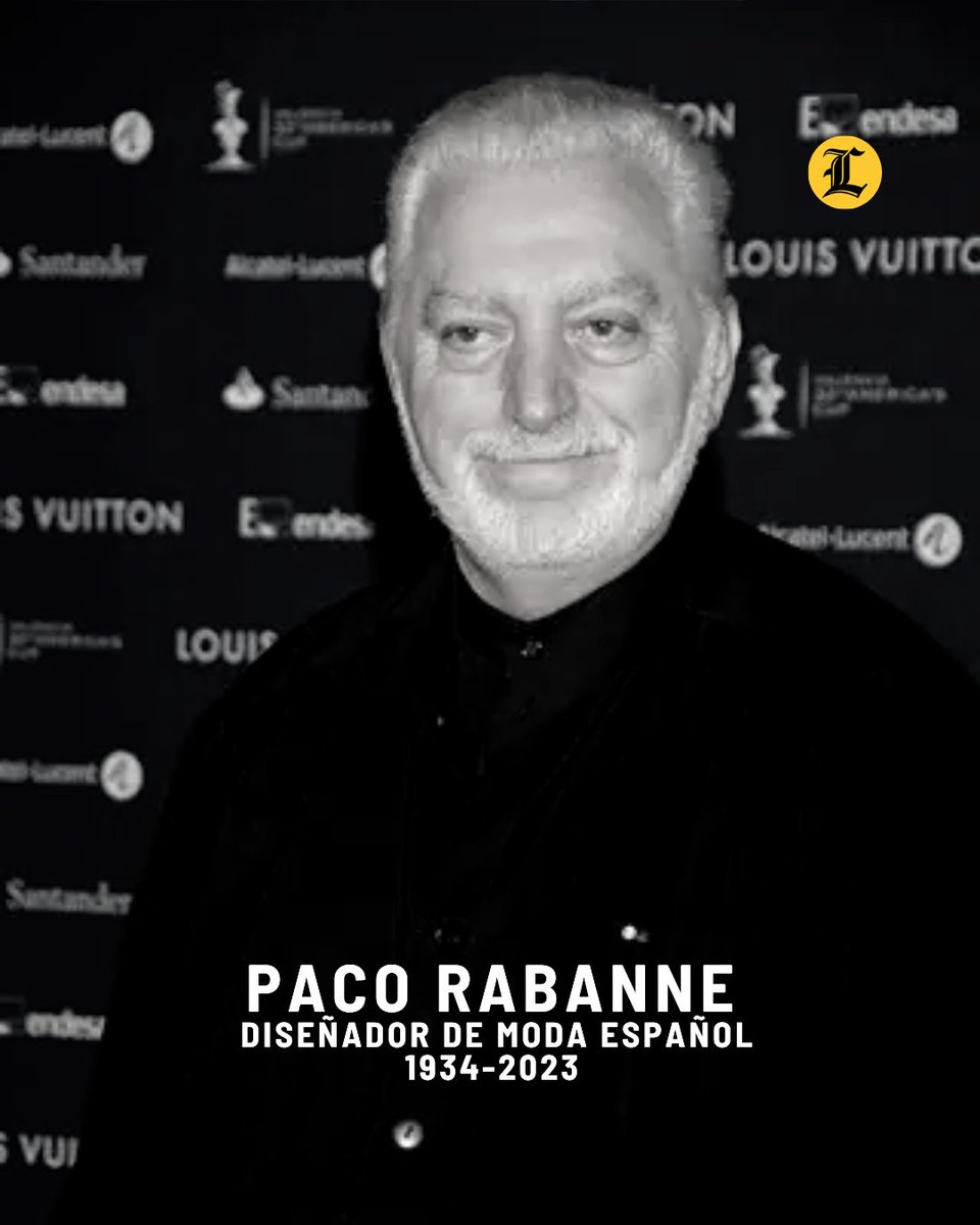 AHORA | Muere el diseñador de moda español Paco Rabanne a la edad de 88 ...