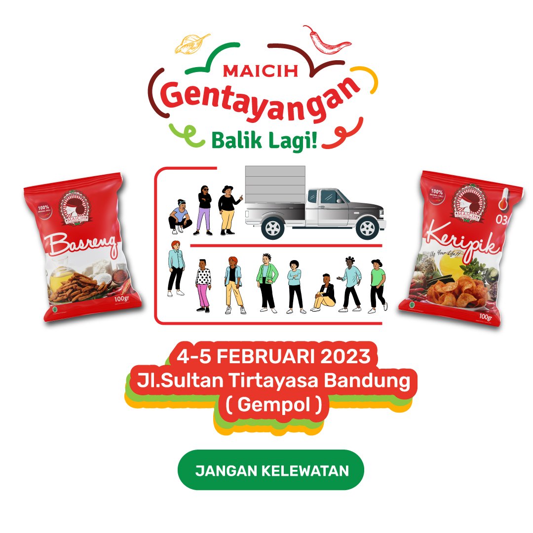 Logotipo De Maicih MAICIH Cassava Chips Level 10 (25) Nesia Food