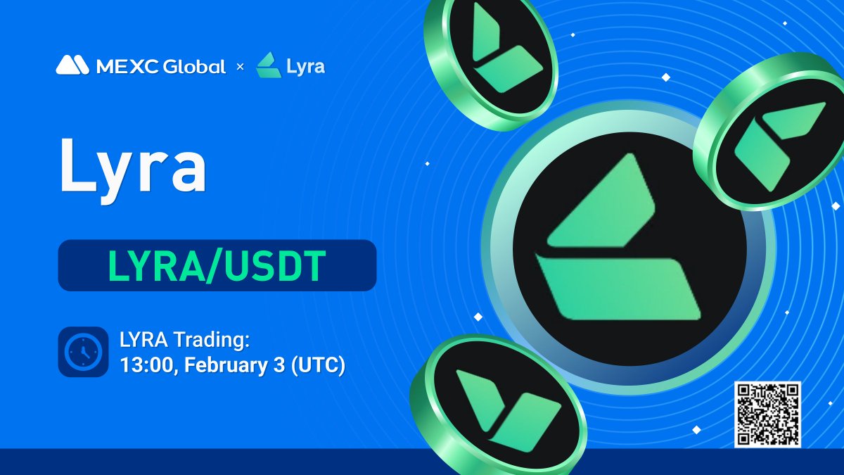 MEXC Global on Twitter: "‼️Please note that the $LYRA listing time has been changed to 13:00 UTC ...