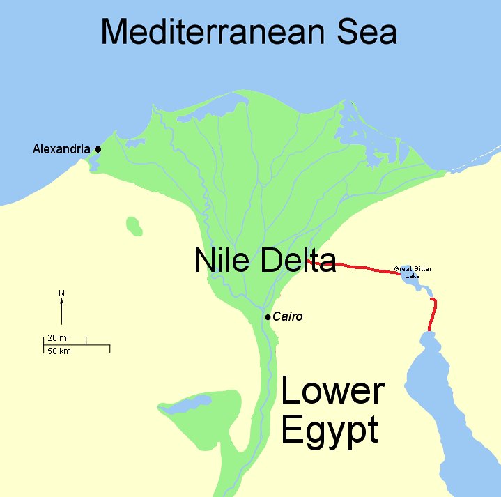 Xavi Ruiz on Twitter: "The Canal of the Pharaohs: the forerunner to the ...