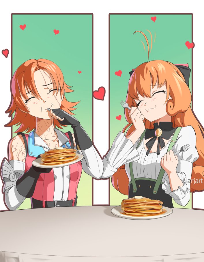arjart on Twitter: "Nora, Penny, and Pancakes commission 🥞 https://t.co/BXNPNchqgj" / Twitter