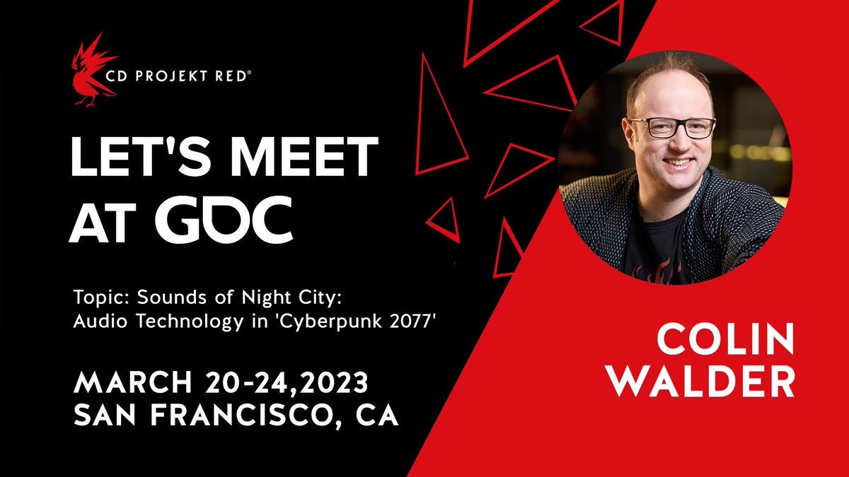 CD PROJEKT RED on Twitter: "From March 20–24, our #CDPR team members will be at GDC in San ...