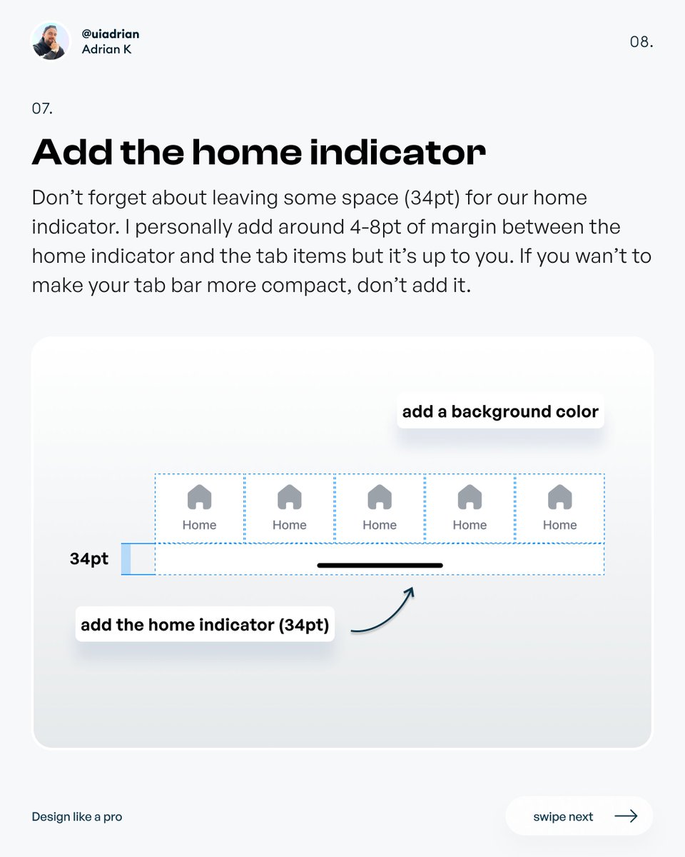How to design tab bars in figma👇 - Thread from UI Adrian @uiuxadrian ...