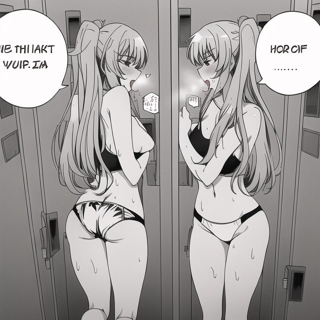 Narle(低浮上) on Twitter: "Chapter.62 『AIに同一CPの漫画生成してと依頼したら』 #selfcest #clonekink"