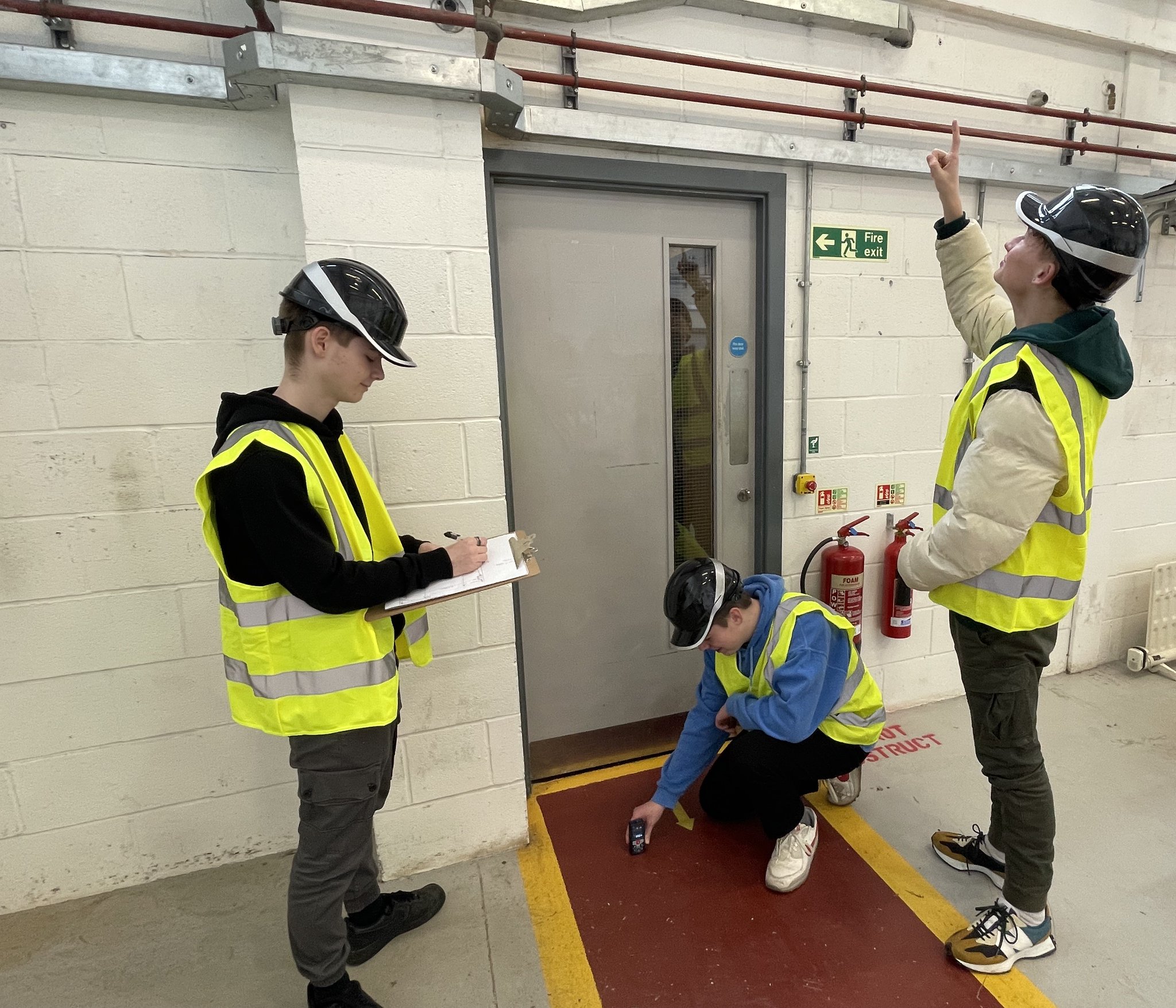 RHC Construction on Twitter: "The T-Level Design, Surveying and Planning learners measuring one ...