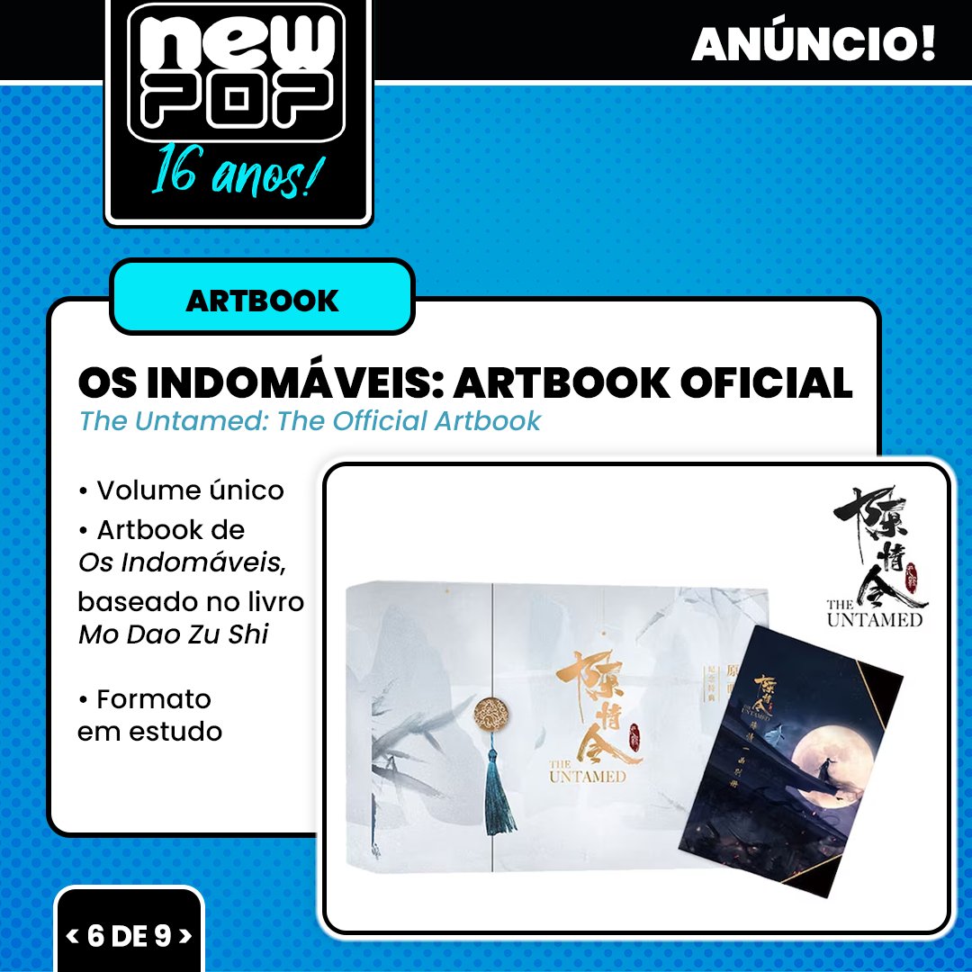 NewPOP Editora on Twitter: "Traremos também o artbook "Os Indomáveis: Artbook Oficial ...